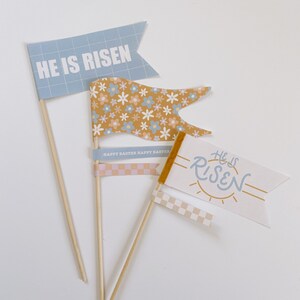 Easter Pennant Flags and Printables Bundle | 6 Downloadable Flags, 18 ...