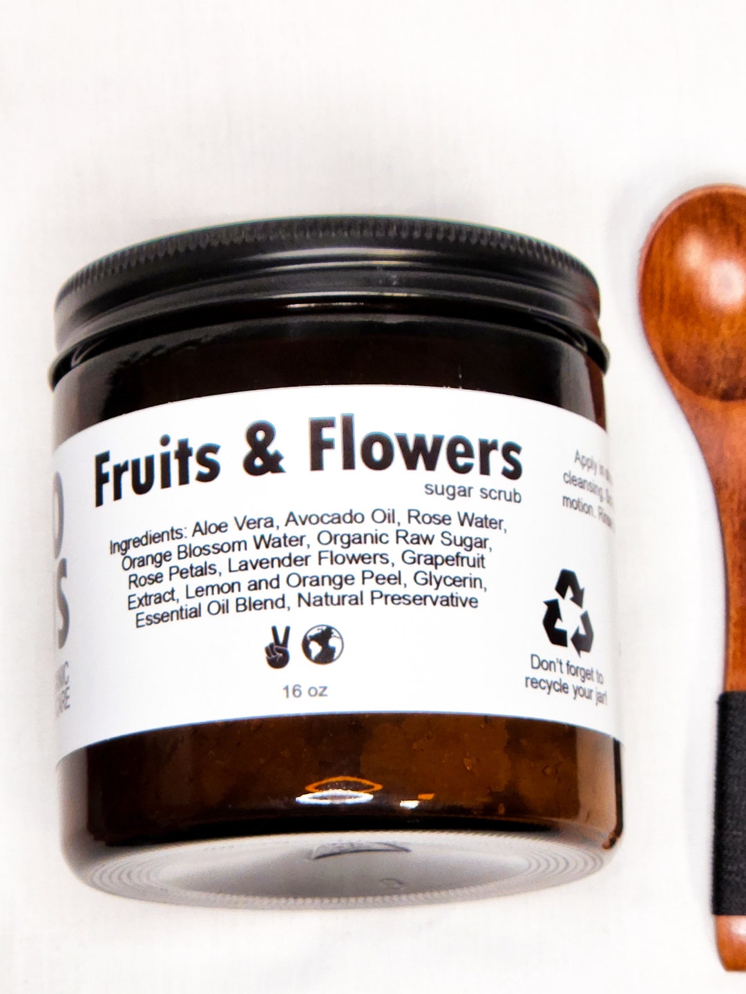 Fruits Flowers Body Scrub - Etsy