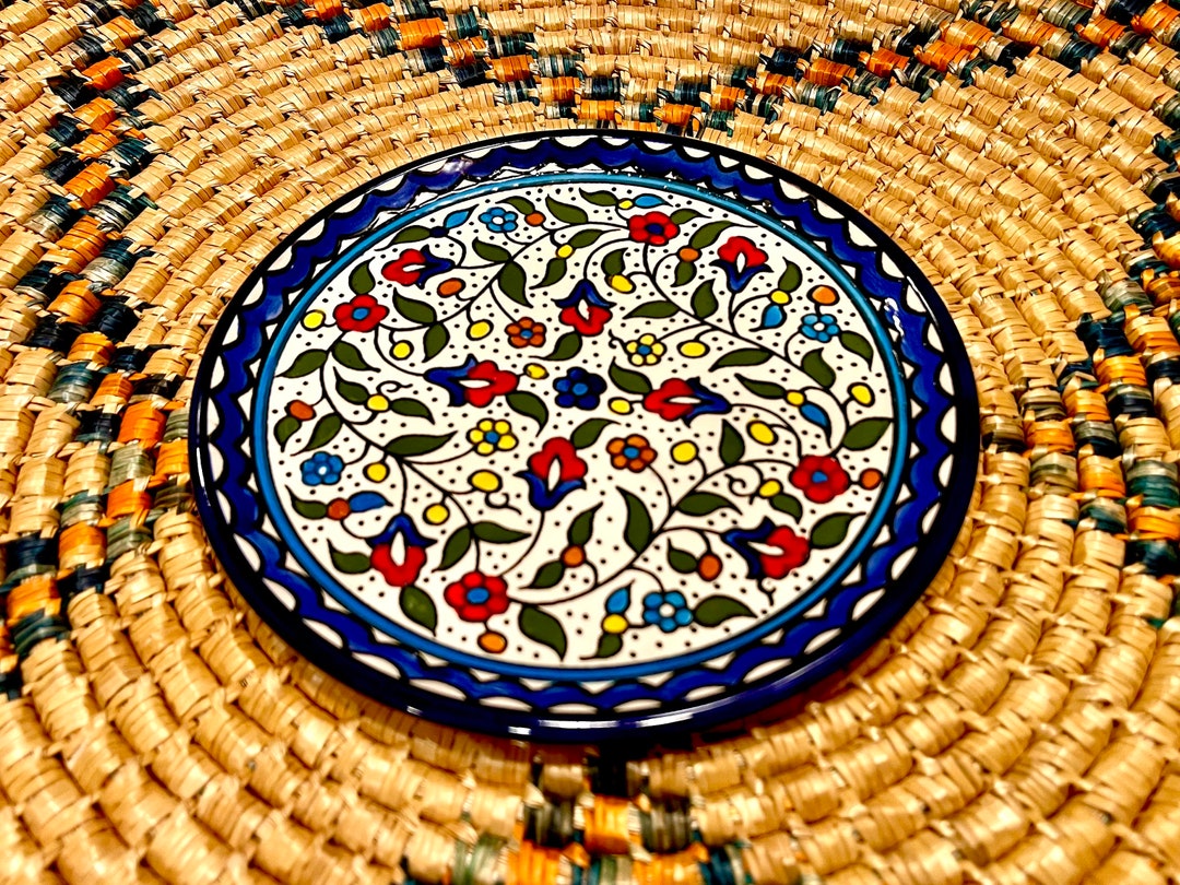 Palestine Pottery Plate 19 Cm Handmade & Hand-painted in Palestine ...