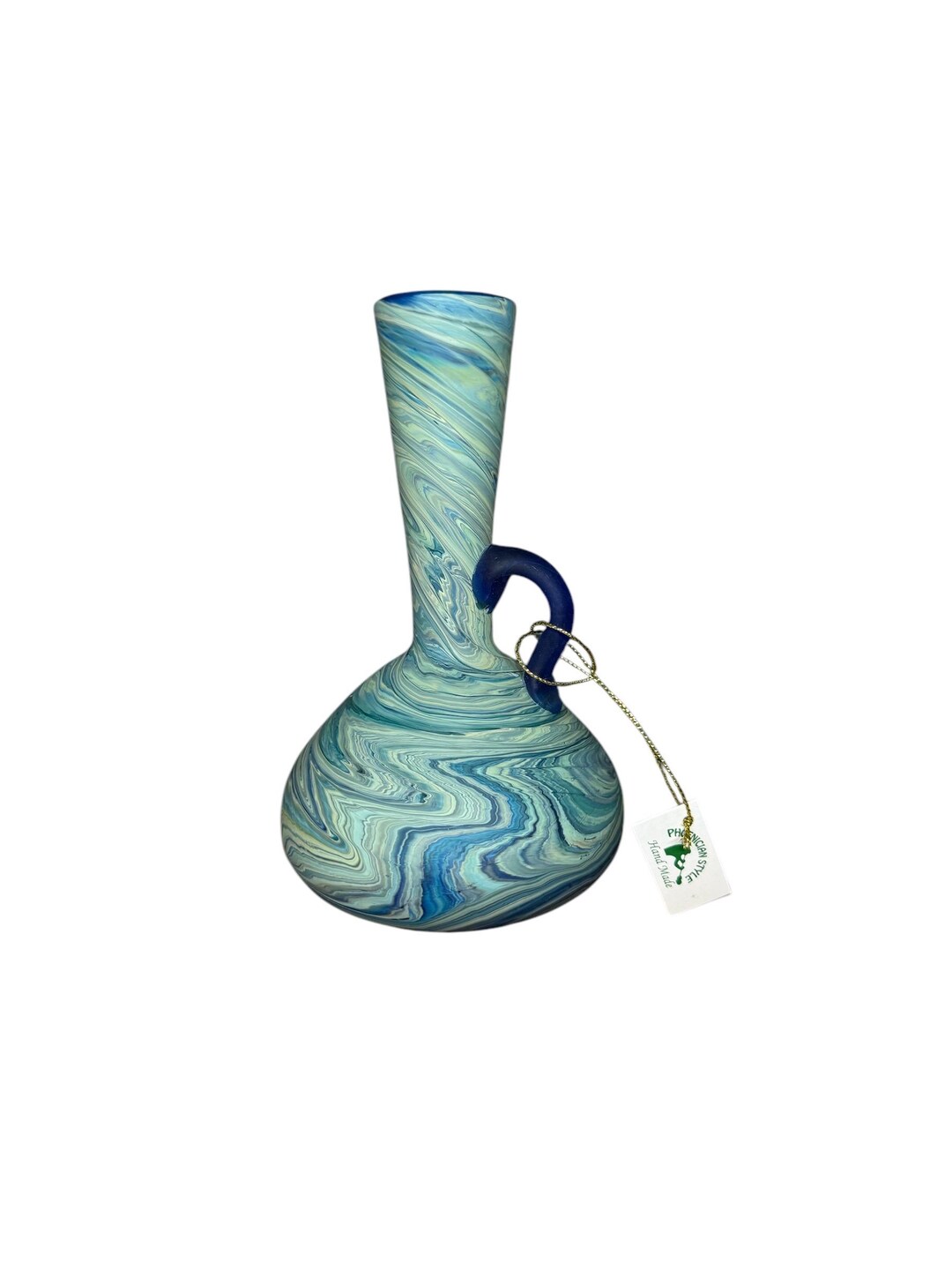 Vase Phoenician Blown Glass || Handmade in Palestine || Unique ...