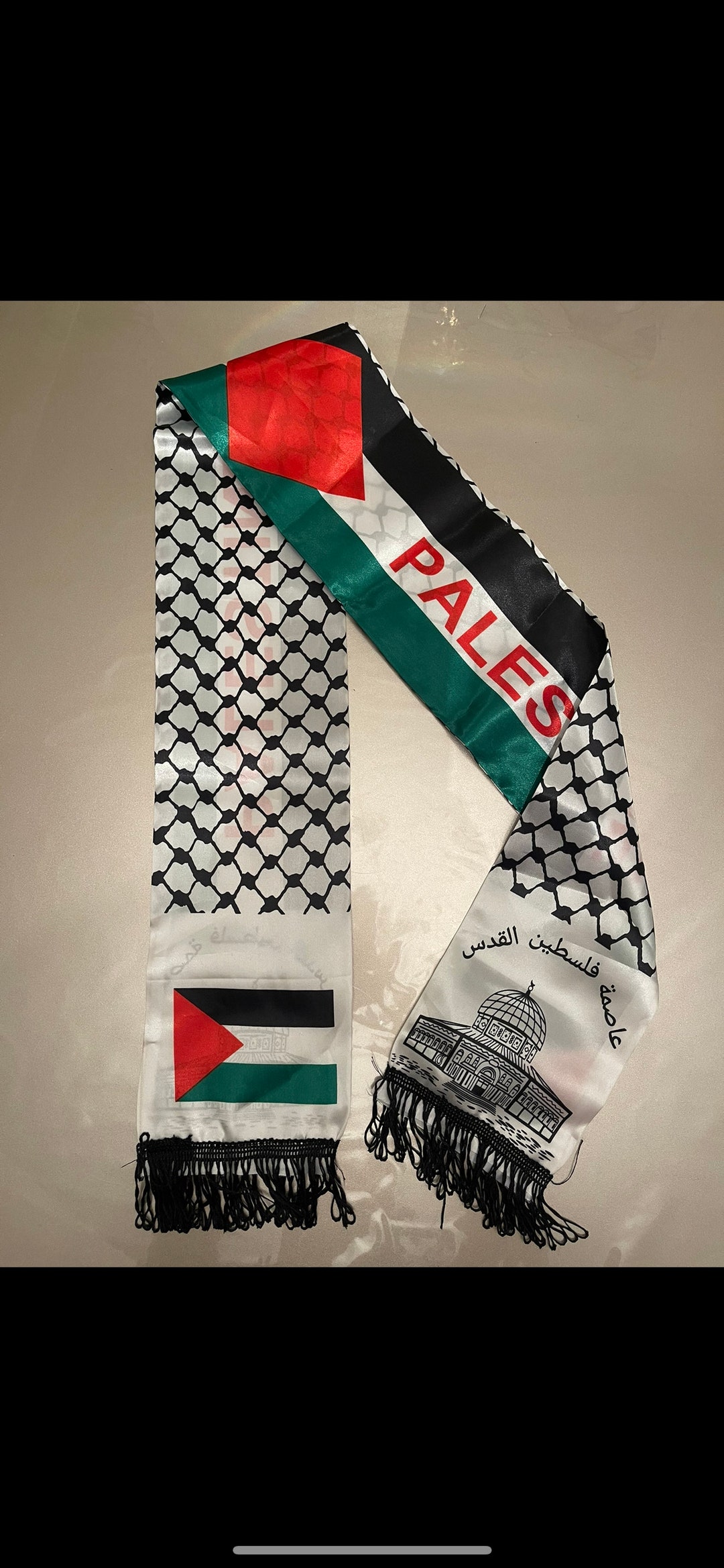Palestinian Neck Scarf Light Kuffyeh Made in Palestine Pack of 12 - Etsy