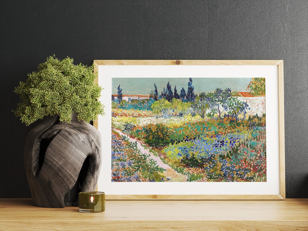Vincent Van Gogh Print: Garden at Arles premium Giclée Art Print of ...