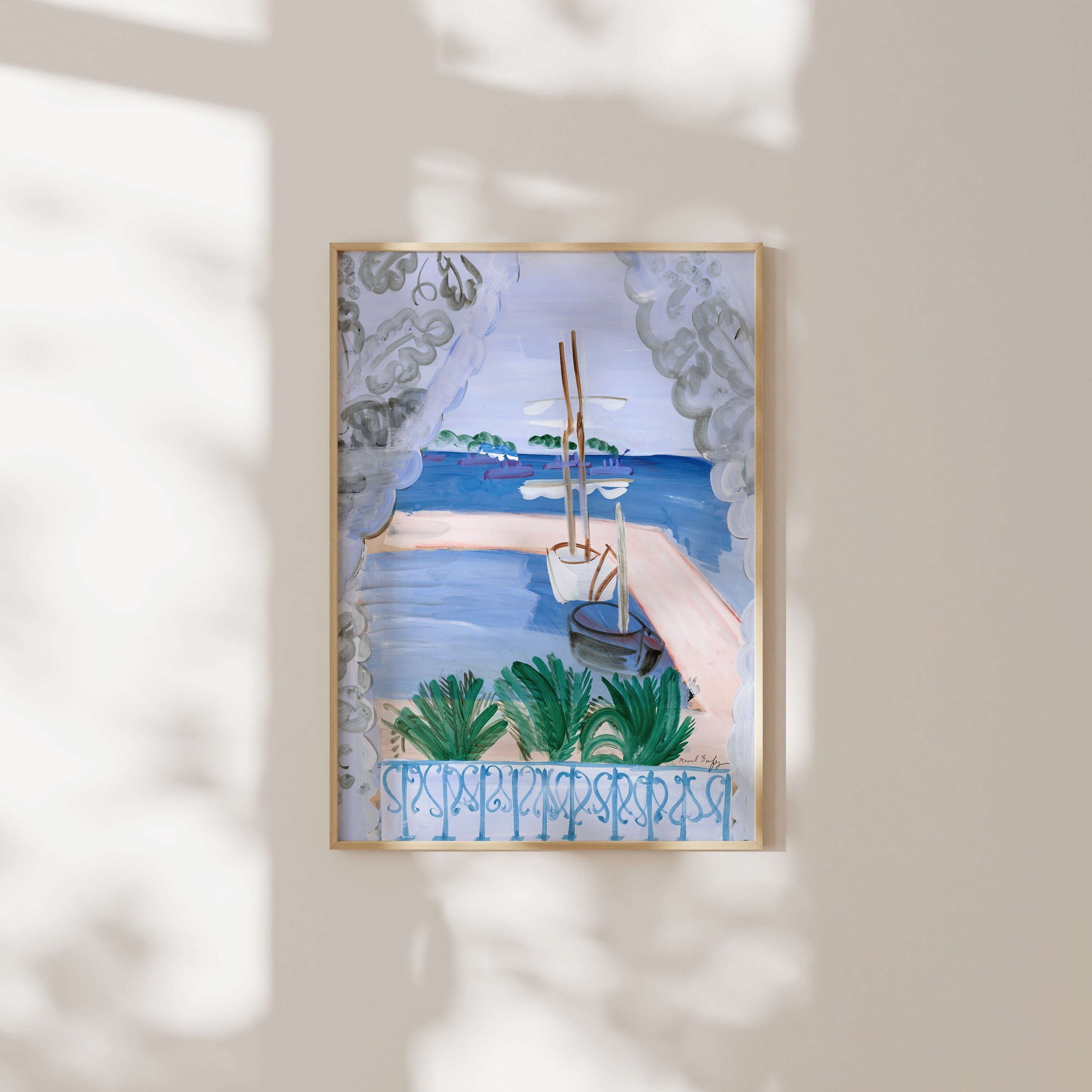 Raoul Dufy Print: Open Window in Golfe-juan (premium Giclée Art Print ...