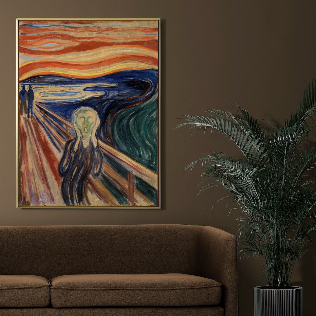EDVARD MUNCH - the Scream (hi-res Expressionist Giclée Classic Modern ...