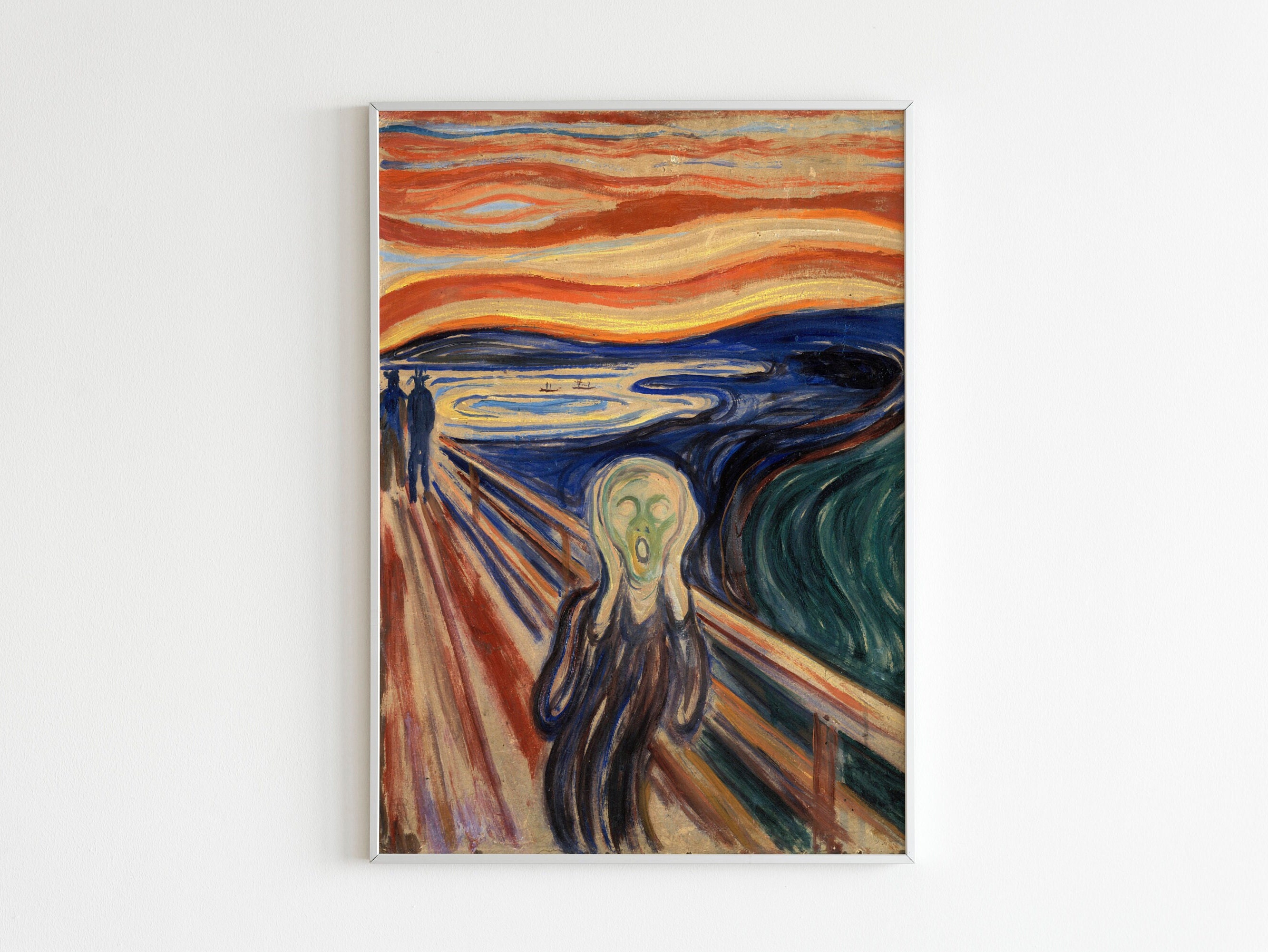 EDVARD MUNCH - the Scream (hi-res Expressionist Giclée Classic Modern ...