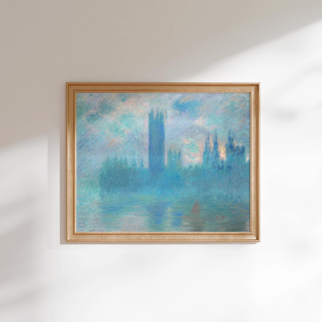 Claude Monet Print: Houses of Parliament, London (premium Giclée Art ...
