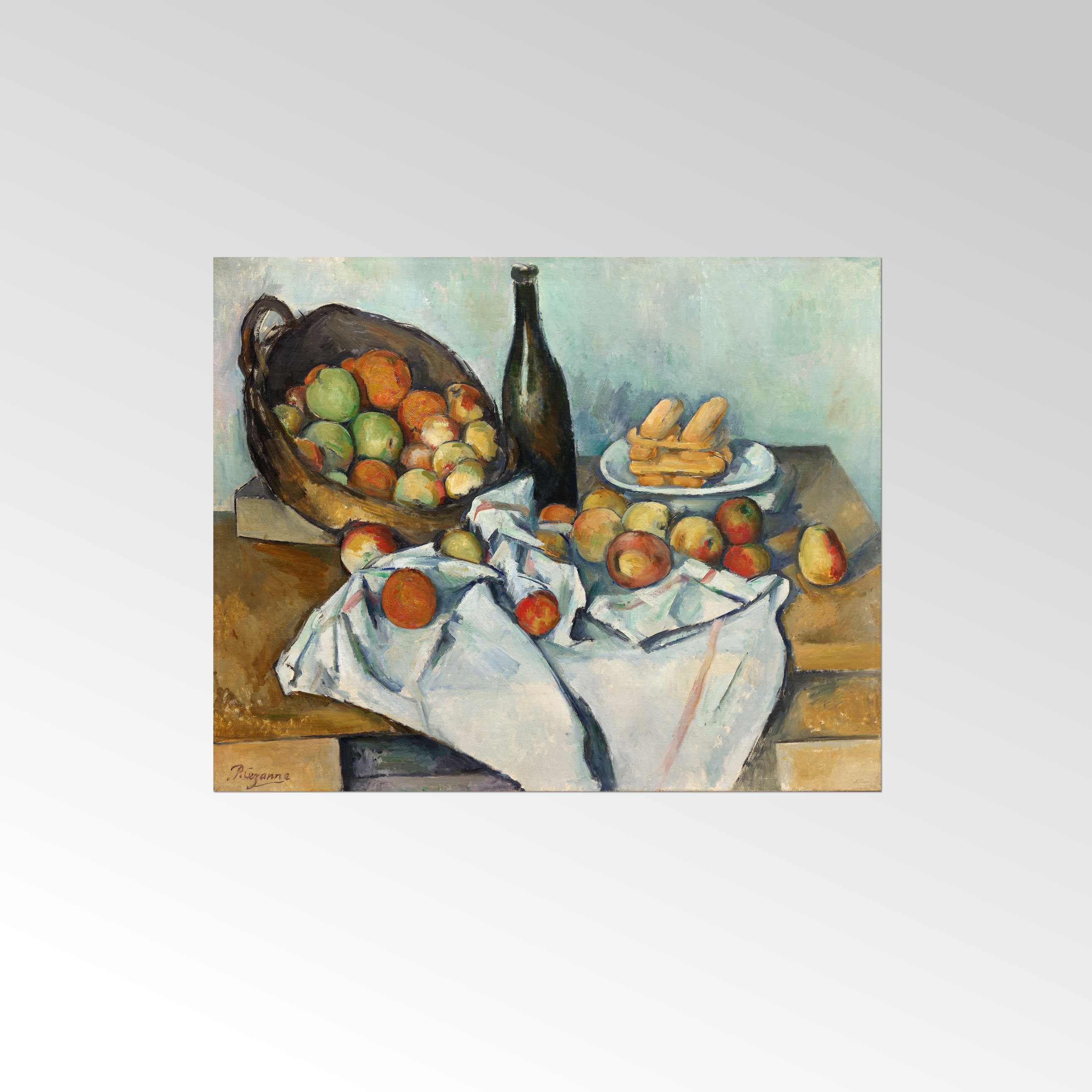 Cesta De Manzanas Cezanne