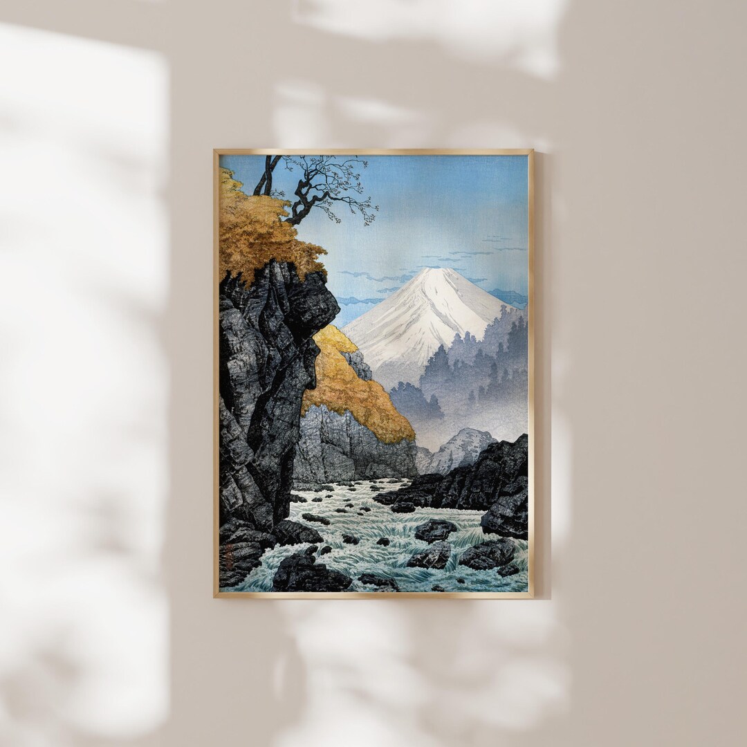 Japanese Art: Foot of Mount Ashitaka by Hiroaki Takahashi (premium ...