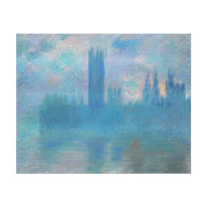 Claude Monet Print: Houses of Parliament, London premium Giclée Art ...