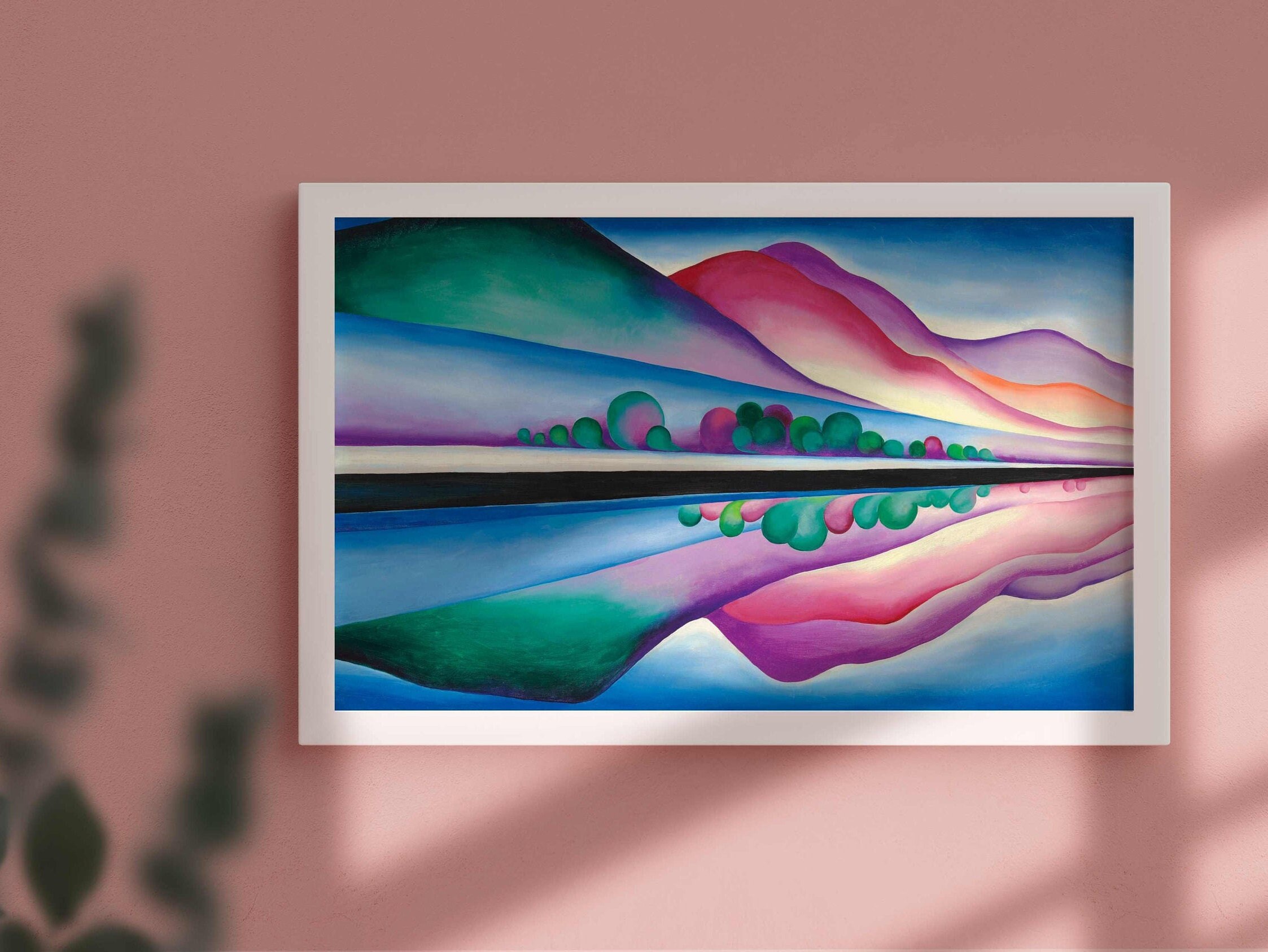 Georgia O'keeffe Print: Lake George Reflection (premium Giclée Art ...