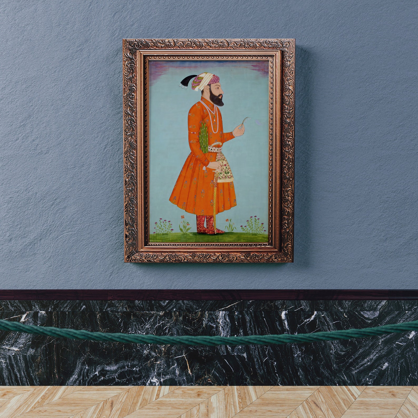 Indian Art: Portrait of Prince Shah ‘alam (premium Giclée Art Print of ...