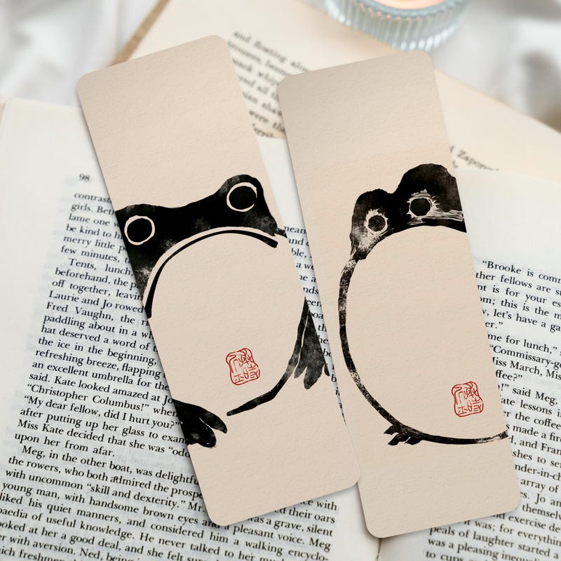Frog Bookmarks for Books - Etsy UK