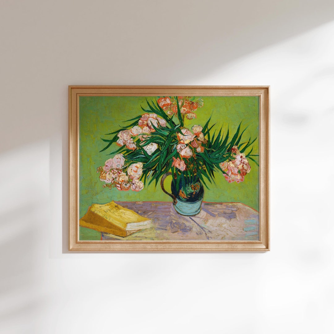 Vincent Van Gogh Print: Oleanders (premium Giclée Art Print of Green ...