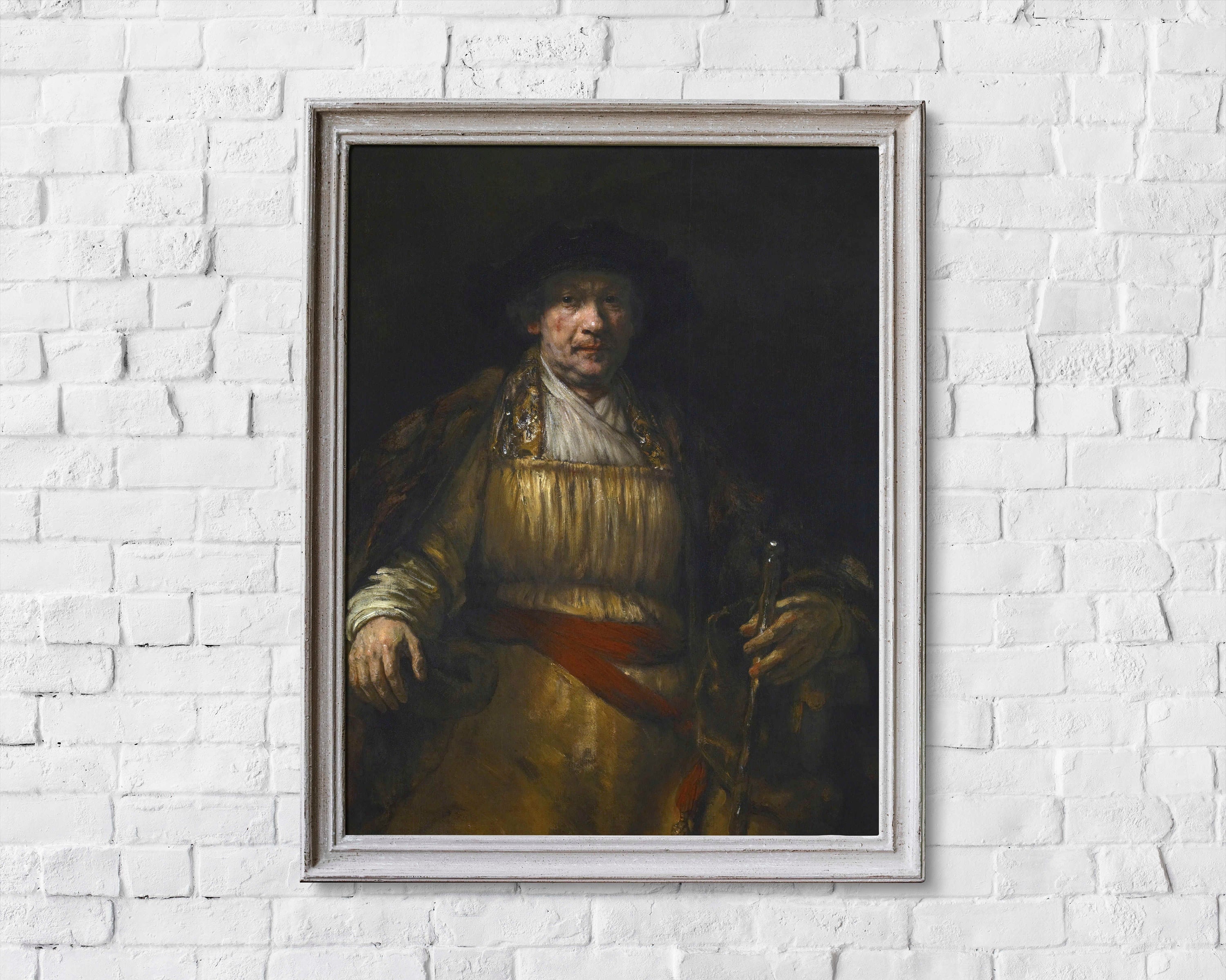 Self Portrait Rembrandt Van Rijn 1658