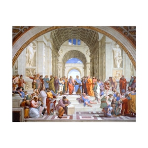Raphael Print: the School of Athens (giclée Art Print of Renaissance ...