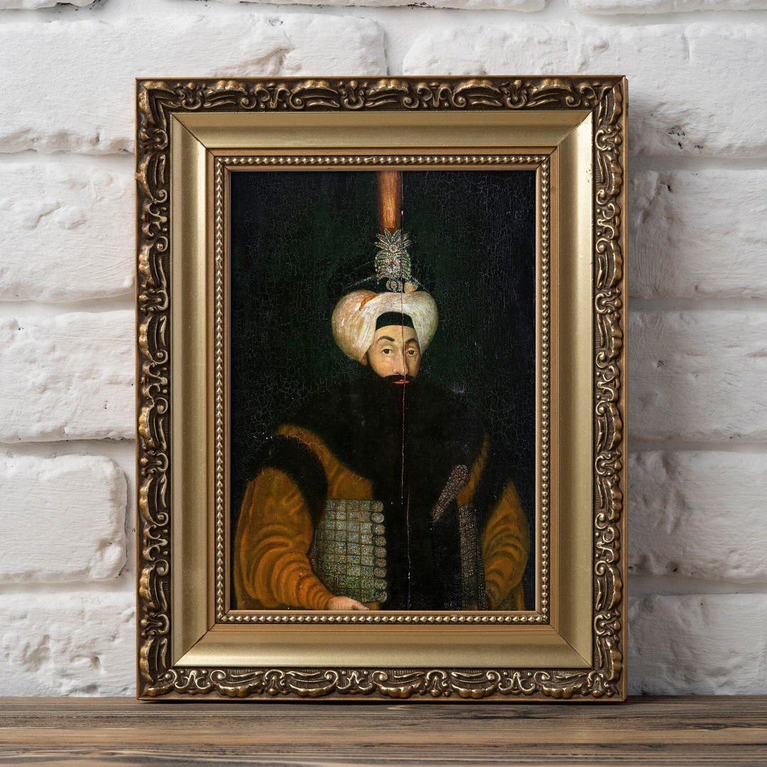 Turkish Art: Portrait of an Ottoman Sultan (premium Giclée Art Print of ...