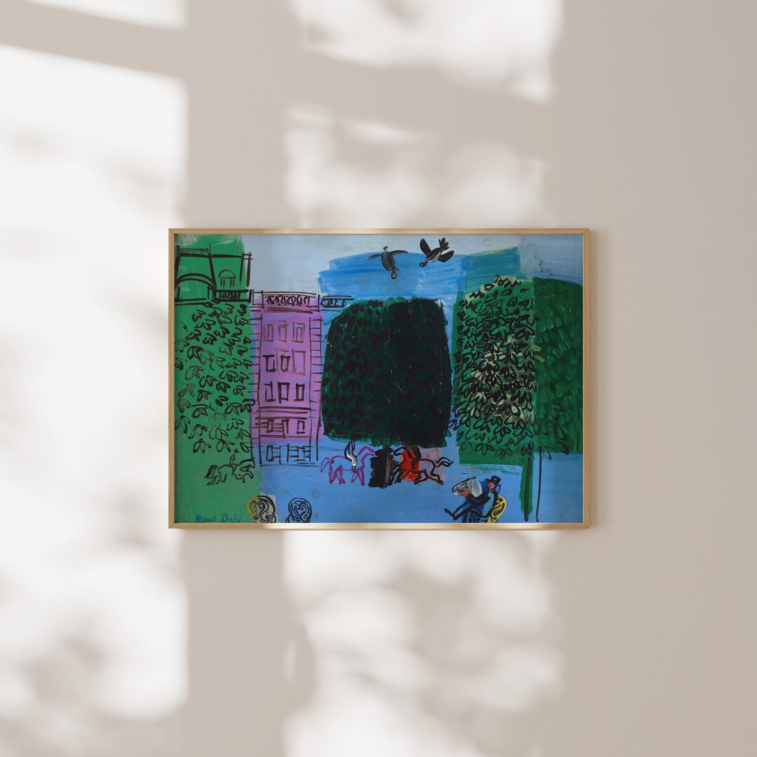 Raoul Dufy Print: Wood Avenue (premium Giclée Art Print of French ...