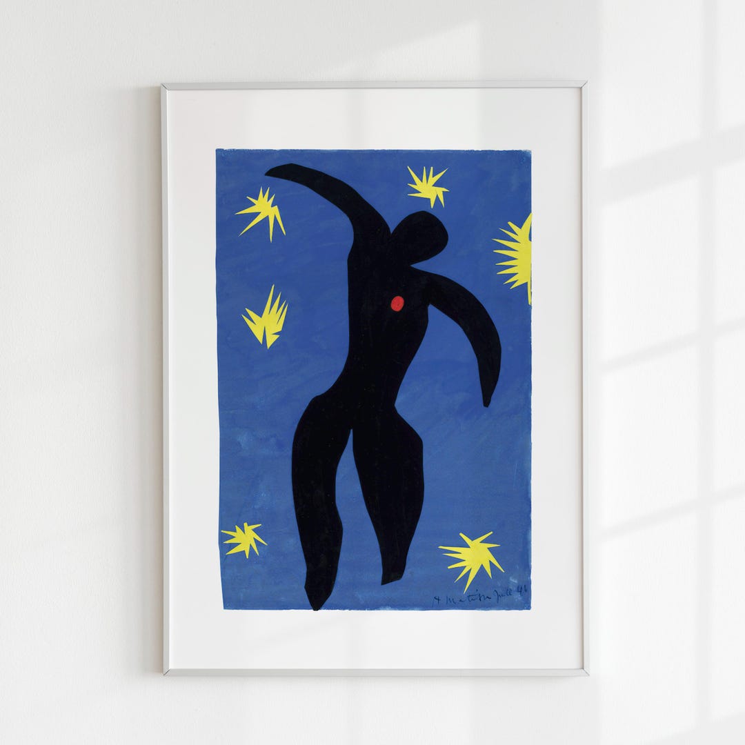 Henri Matisse Print: the Fall of Icarus (premium Giclée Art Print of ...