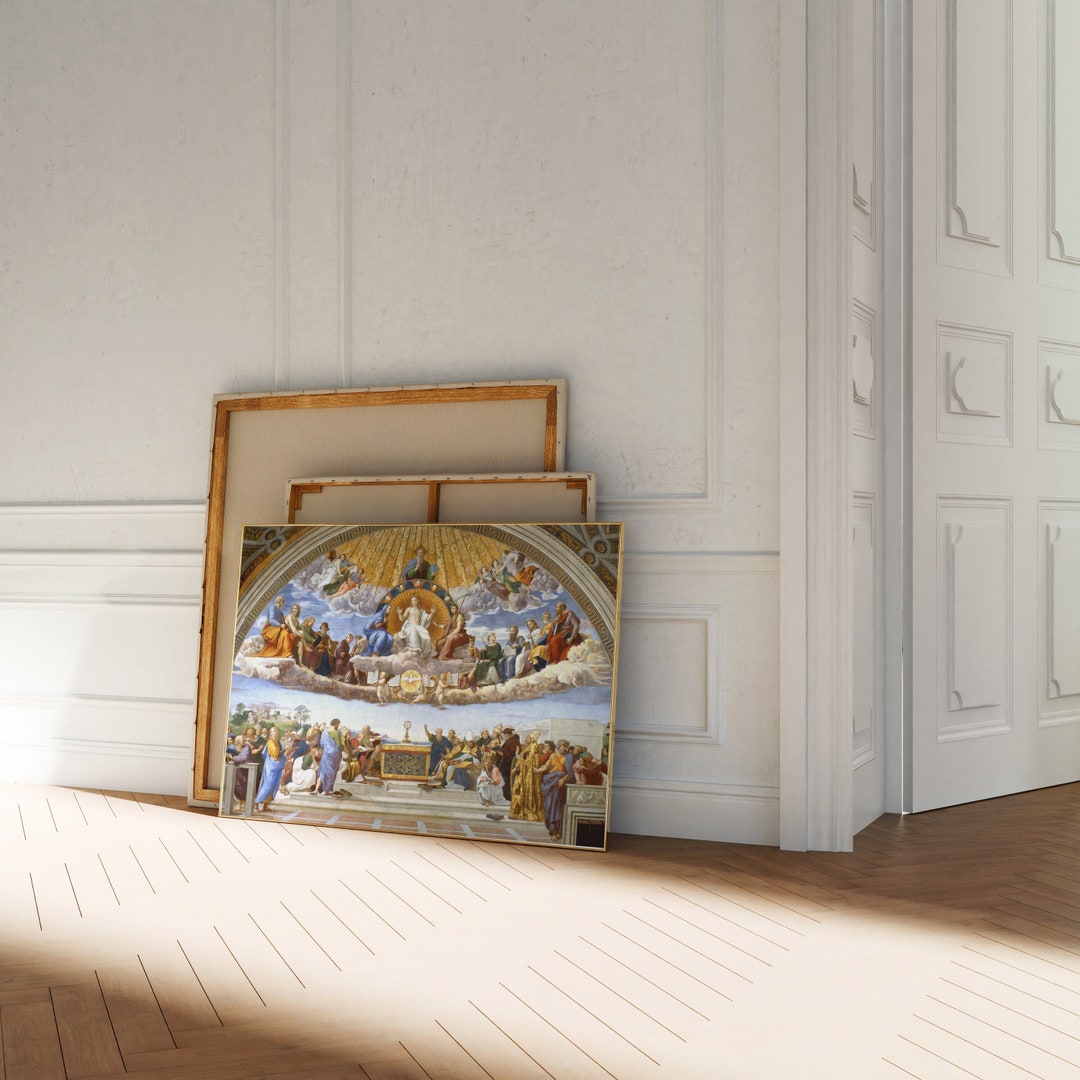 Raphael Print: Disputation of the Holy Sacrament (giclée Art Print of ...