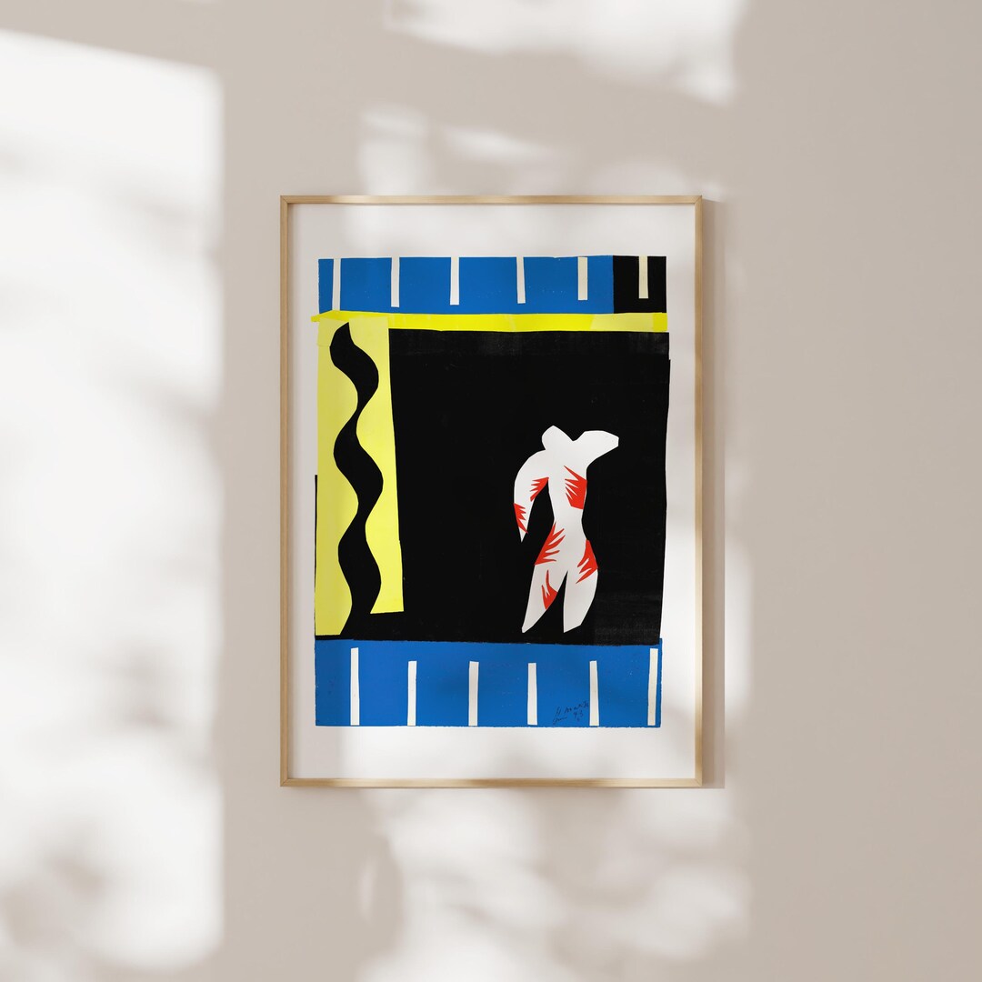 Henri Matisse Print: Cut-out (premium Giclée Art Print of Abstract ...