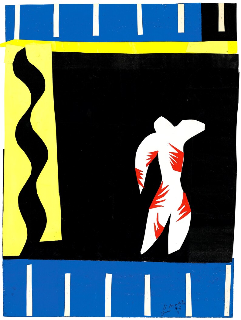 HENRI MATISSE Modern French Cut-out Art Hi Res Giclée - Etsy