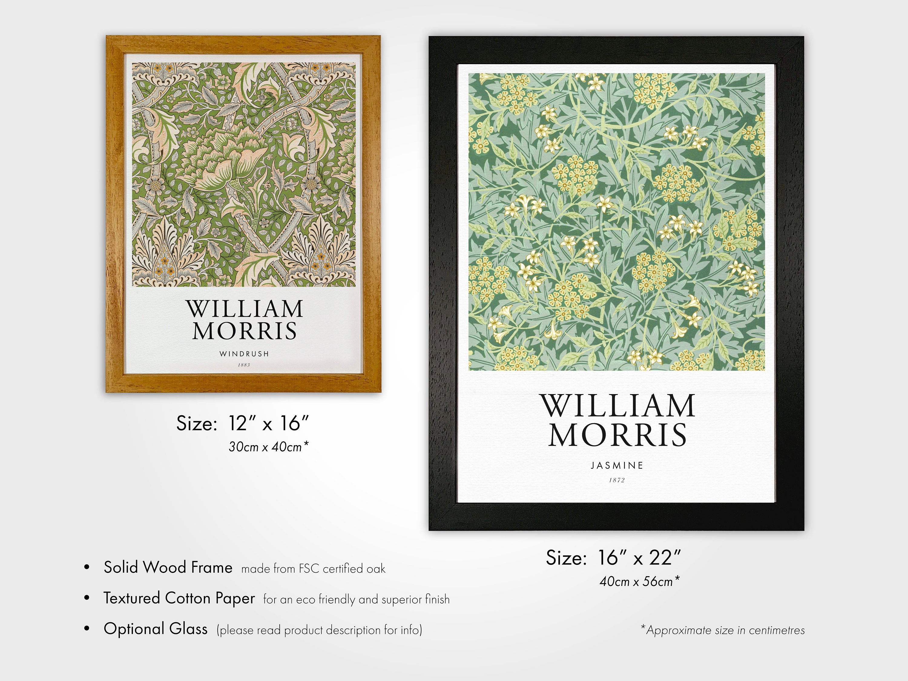 William Morris Poster: Windrush (premium Giclée Art Print of Fabric ...