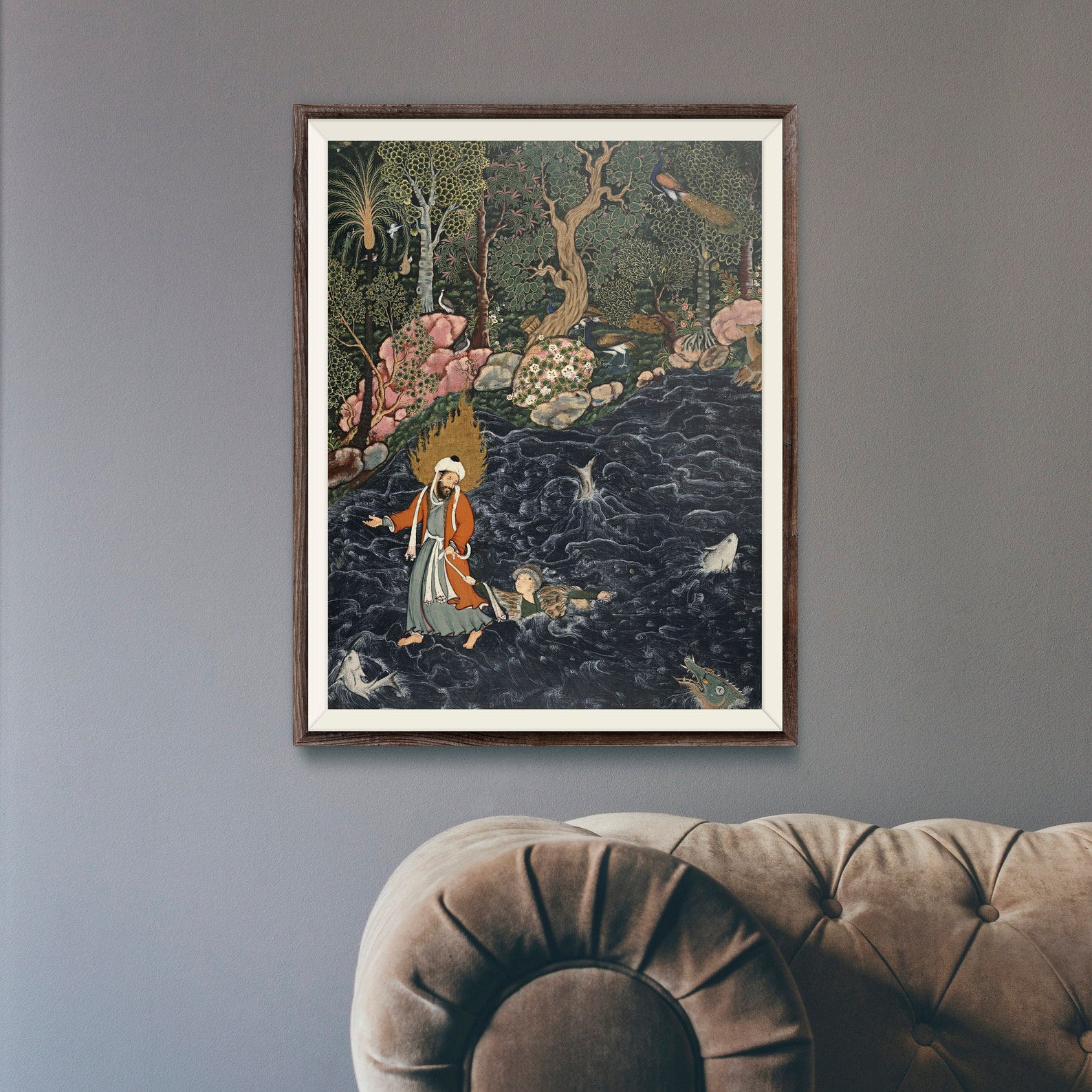 Ilija Prorok by Mir Sayyid Ali (traditional Persian Miniature Art From ...