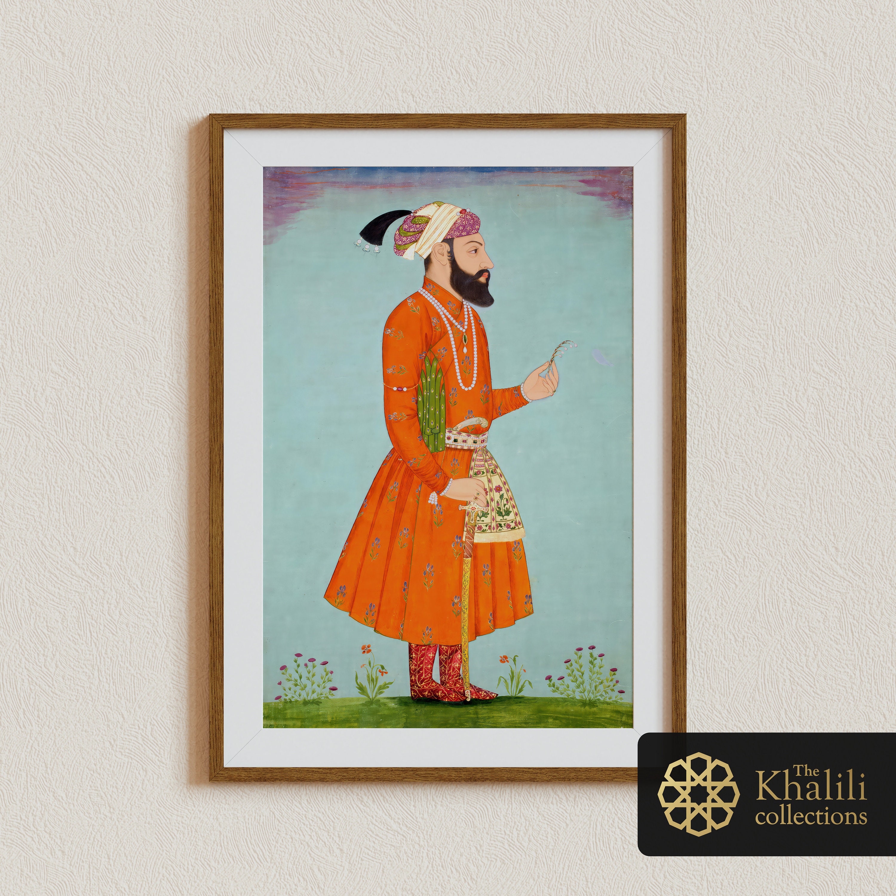 Indian Art: Portrait of Prince Shah ‘alam (premium Giclée Art Print of ...