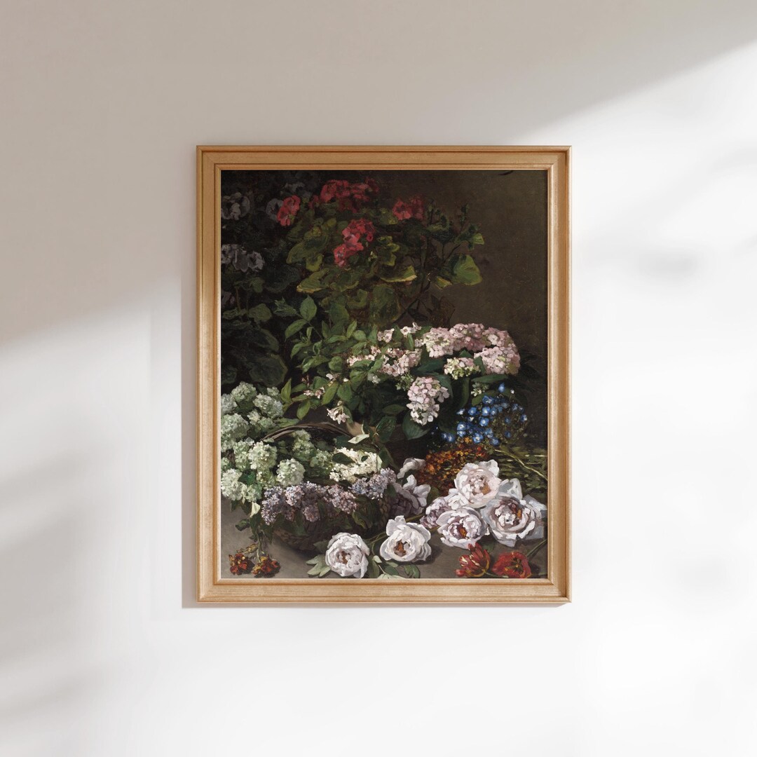 Claude Monet Print: Spring Flowers (premium Giclée Art Print of Classic ...