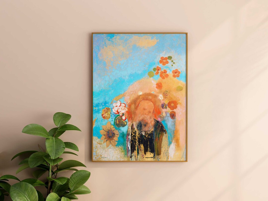 Odilon Redon Print: Evocation of Roussel (premium Giclée Art Print of ...