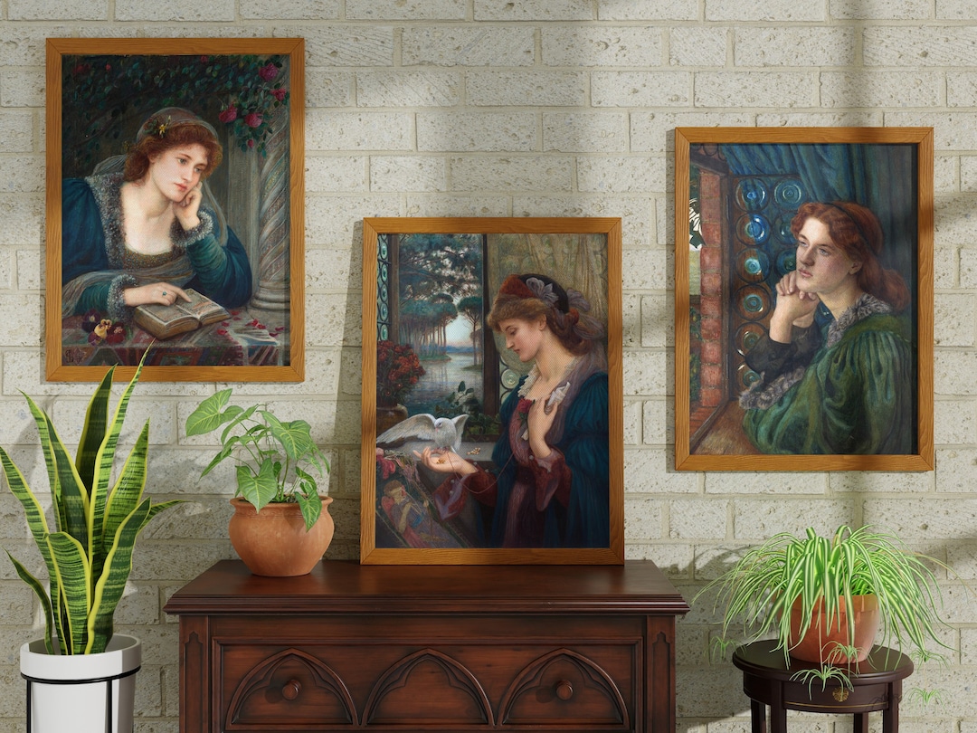 MARIE SPARTALI STILLMAN Set of 3 Women hi Res Giclée Art Prints of ...
