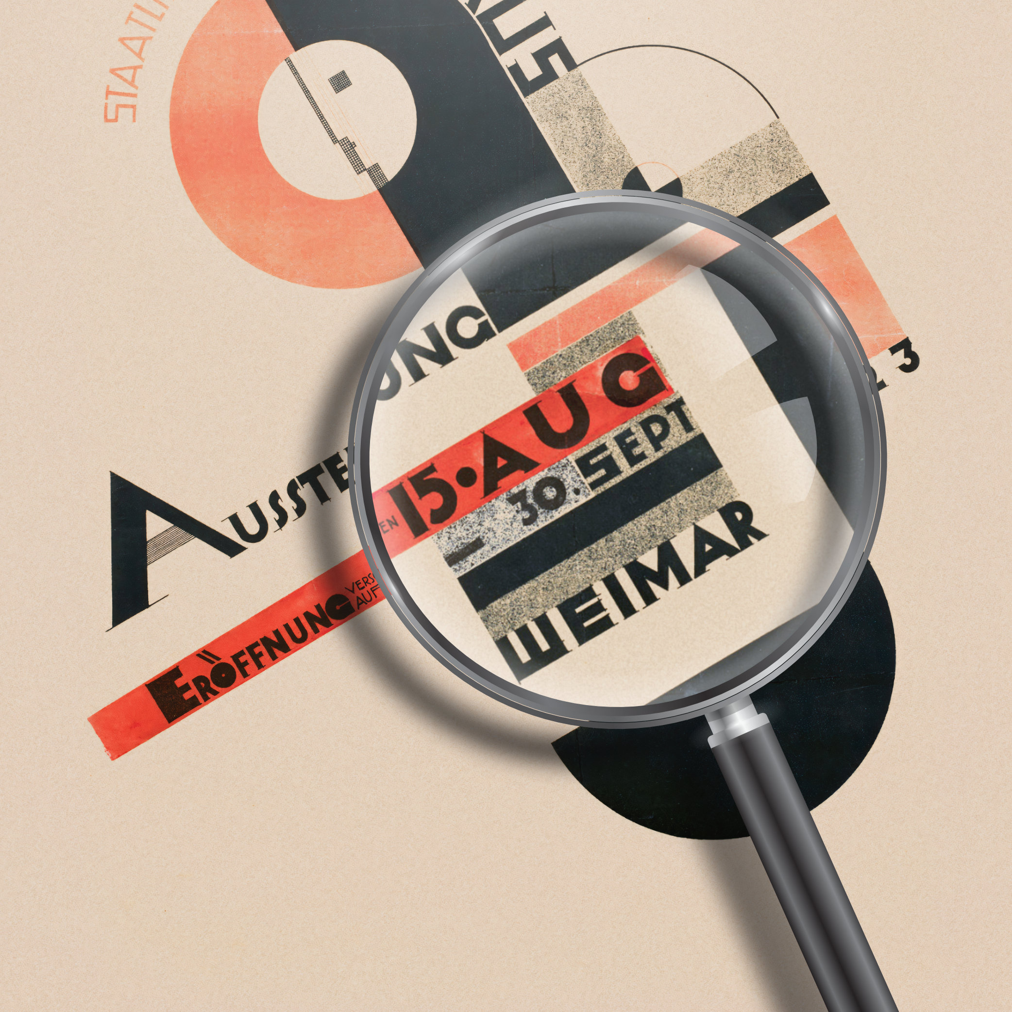 JOOST SCHMIDT - Bauhaus Weimar Exhibition 1923 (hi-res Vintage Poster ...