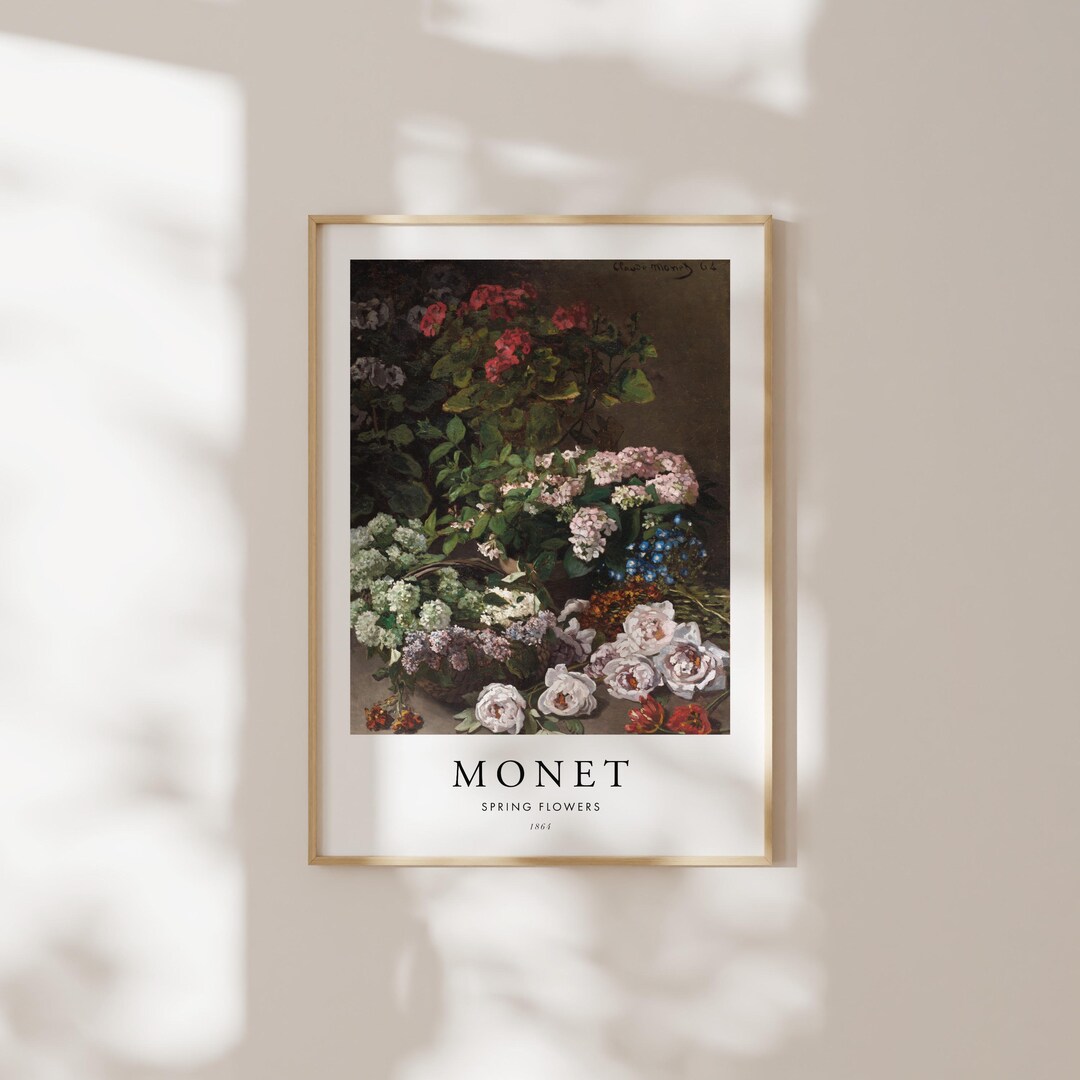 Claude Monet Poster: Spring Flowers (premium Giclée Art Print of ...