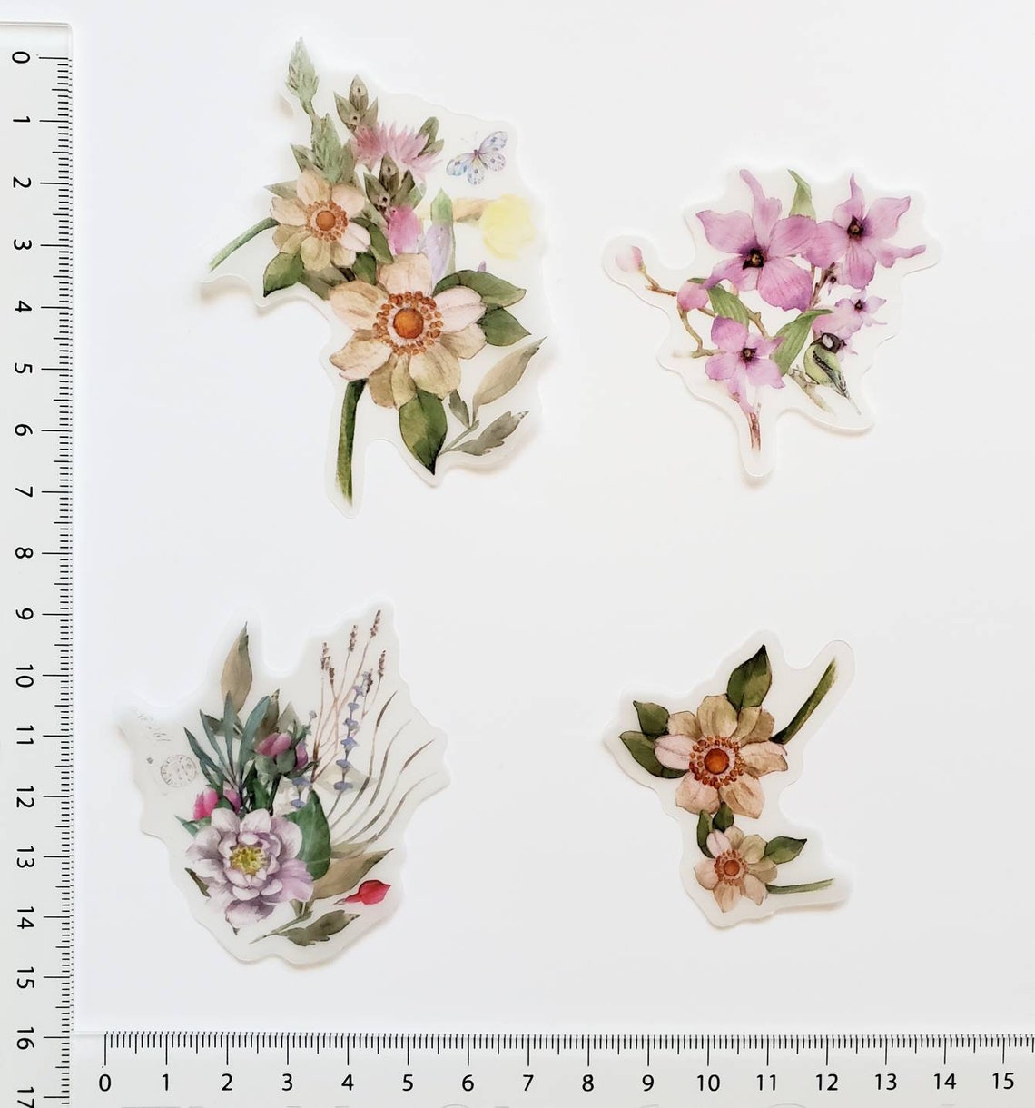 20pcs Fleur washi autocollants fleurs autocollants décoratifs - Etsy France