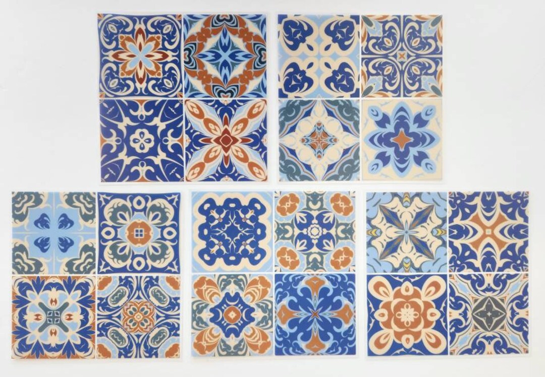 Mini Tile Stickers 10x10cm Pet Clear Tile Stickers Scrapbooking Journal ...