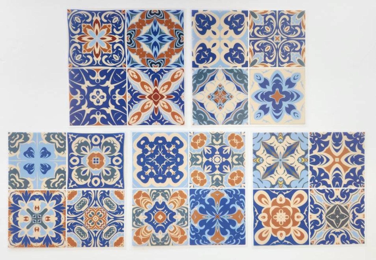 Mini Tile Stickers 10x10cm Pet Clear Tile Stickers Scrapbooking Journal ...