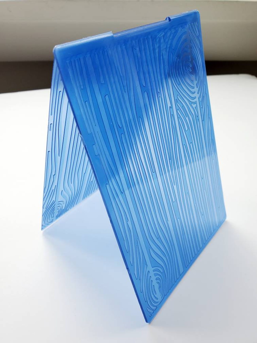 Tree Print Plastic Embossing Folder With Wood Grain Card Making Raised ...