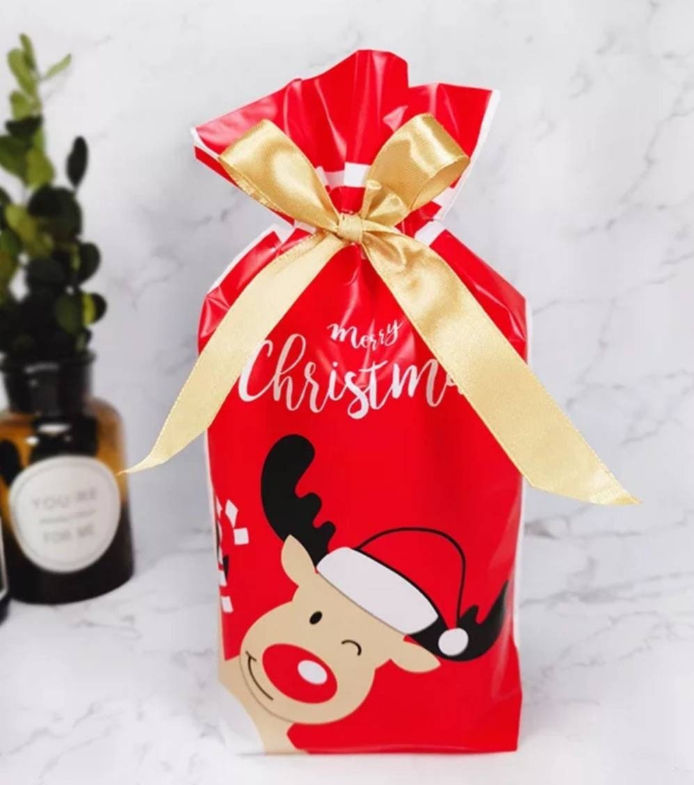 30 Pieces Christmas Plastic Bags Candy Party Favor For 30-pieces-christmas-plastic-bags-candy-party-favor-for