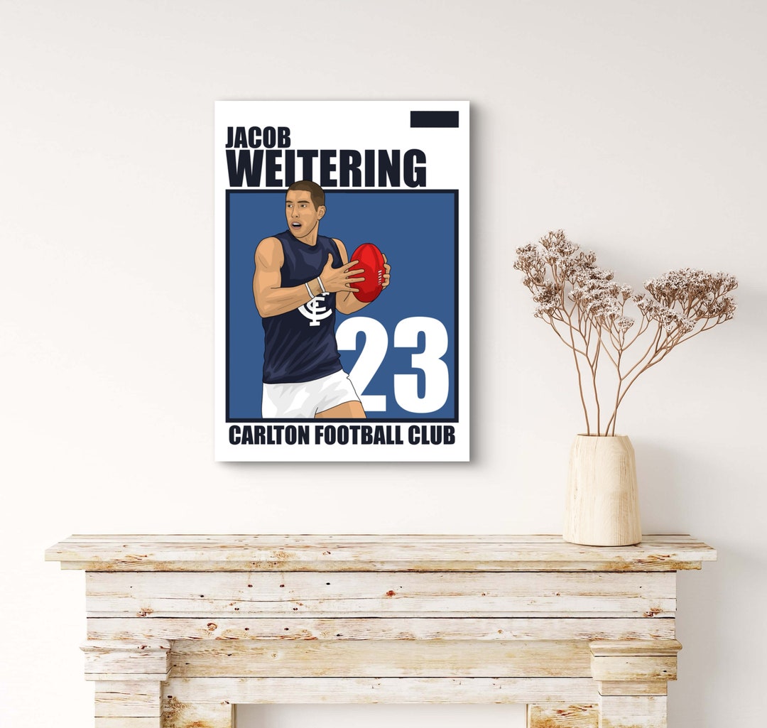 Jacob Weitering Poster DIGITAL Download Carlton - Etsy