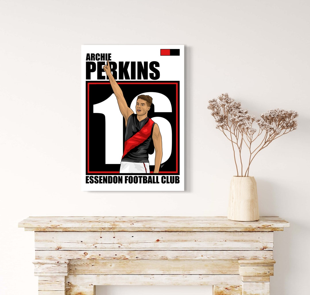 Archie Perkins Poster DIGITAL Download Essendon - Etsy