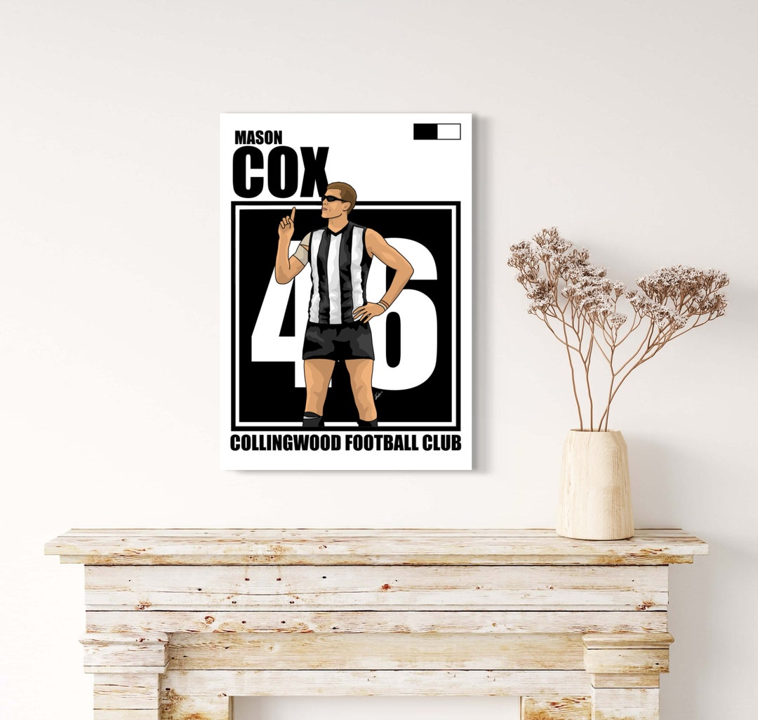 Mason Cox Poster DIGITAL Download Collingwood - Etsy