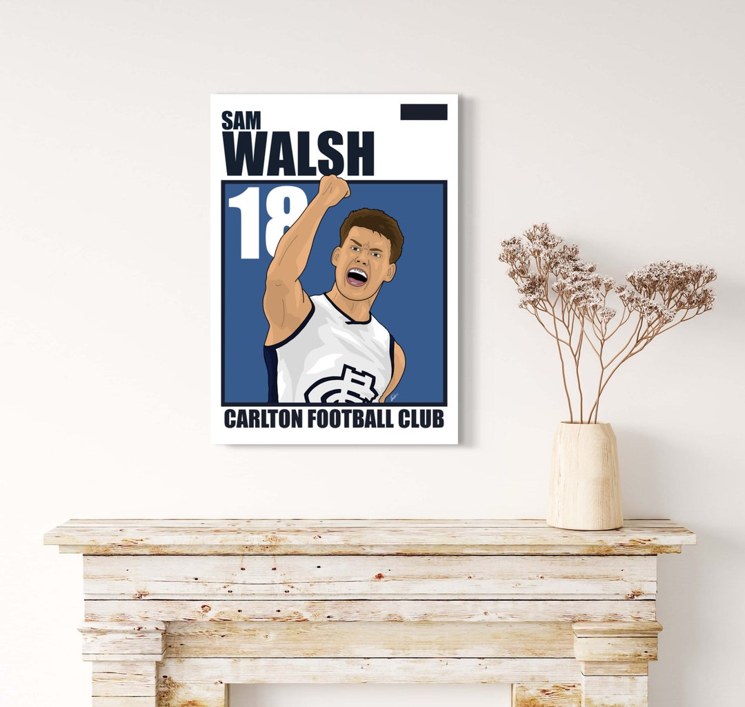 Sam Walsh Poster DIGITAL Download Carlton - Etsy