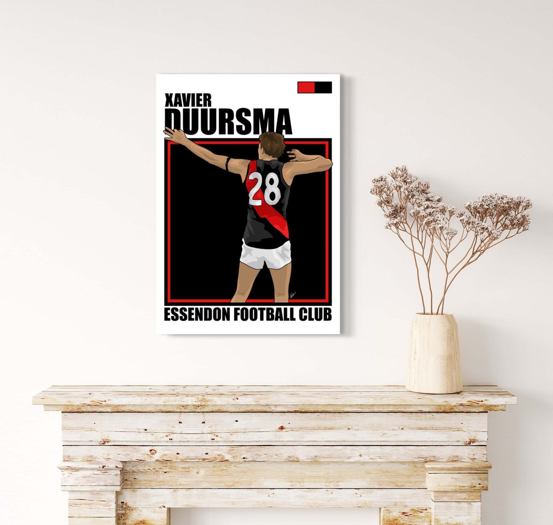 Xavier Duursma Poster DIGITAL Download Essendon - Etsy