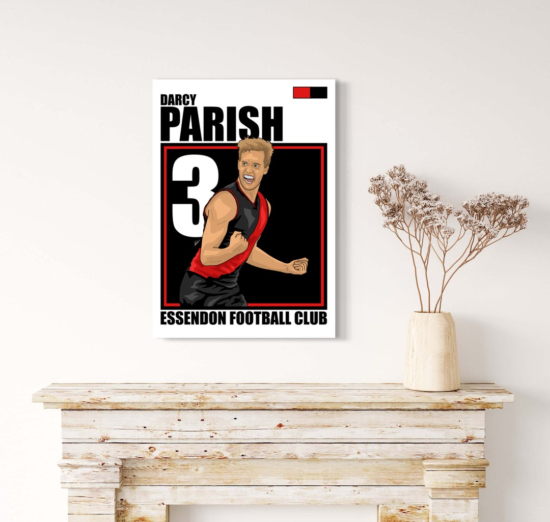 Darcy Parish Poster DIGITAL Download Essendon - Etsy Australia