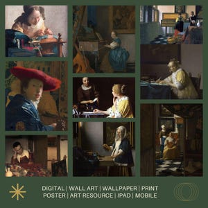 Johannes Vermeer | Paintings | 35+ High-resolution Digital Art ...