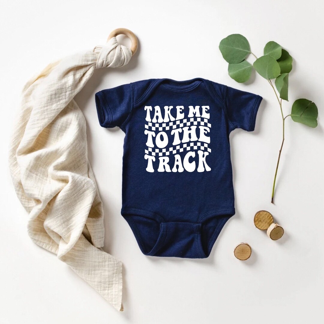 Take Me to the Track Baby Clothes - Race Track Apparel - Dirt Bike ...
