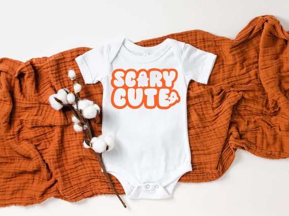Scary Cute Newborn Costume Orange Ghost Baby Halloween - Etsy
