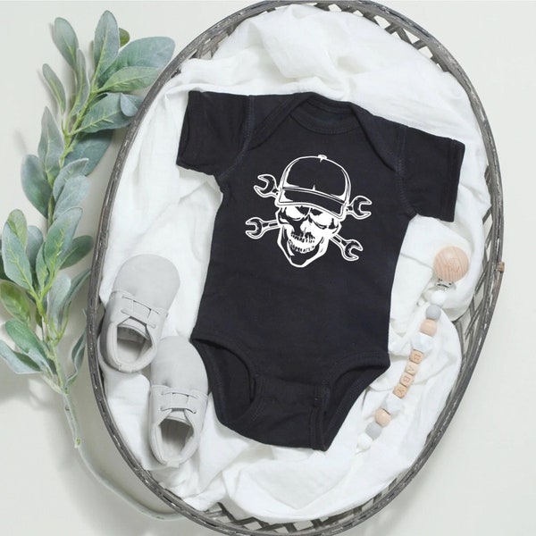 Skull Onesies - Etsy