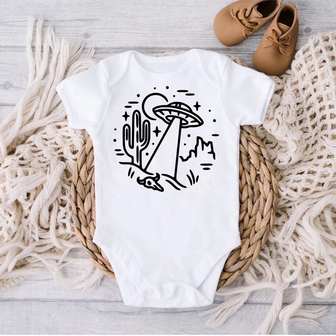 Flying Saucer UFO Baby Top | Aliens Baby Clothes | Desert ...