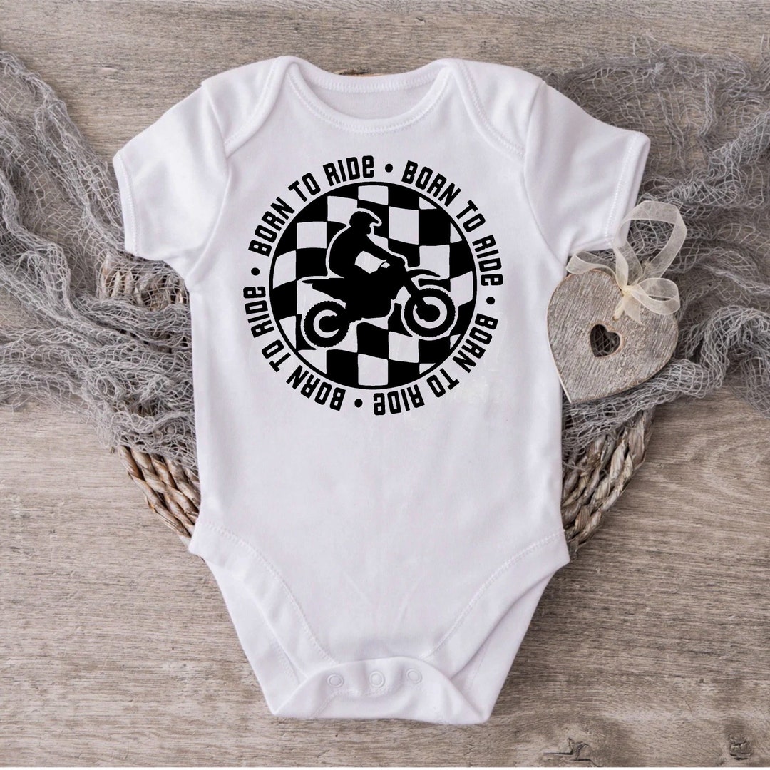 Dirt Bike Rider Baby Clothes | Born to Ride Racing Clothes | Dirt Bike ...